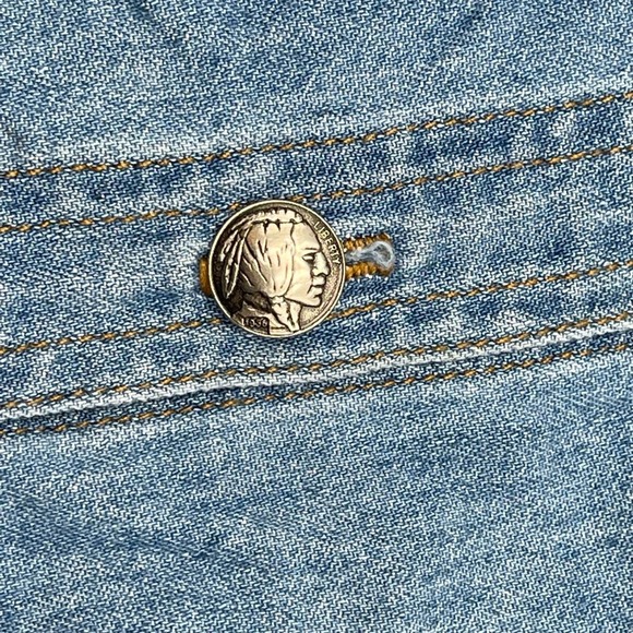 Karen Kane | Tops | Vintage Karen Kane Western Shirt Conchos Buttons ...